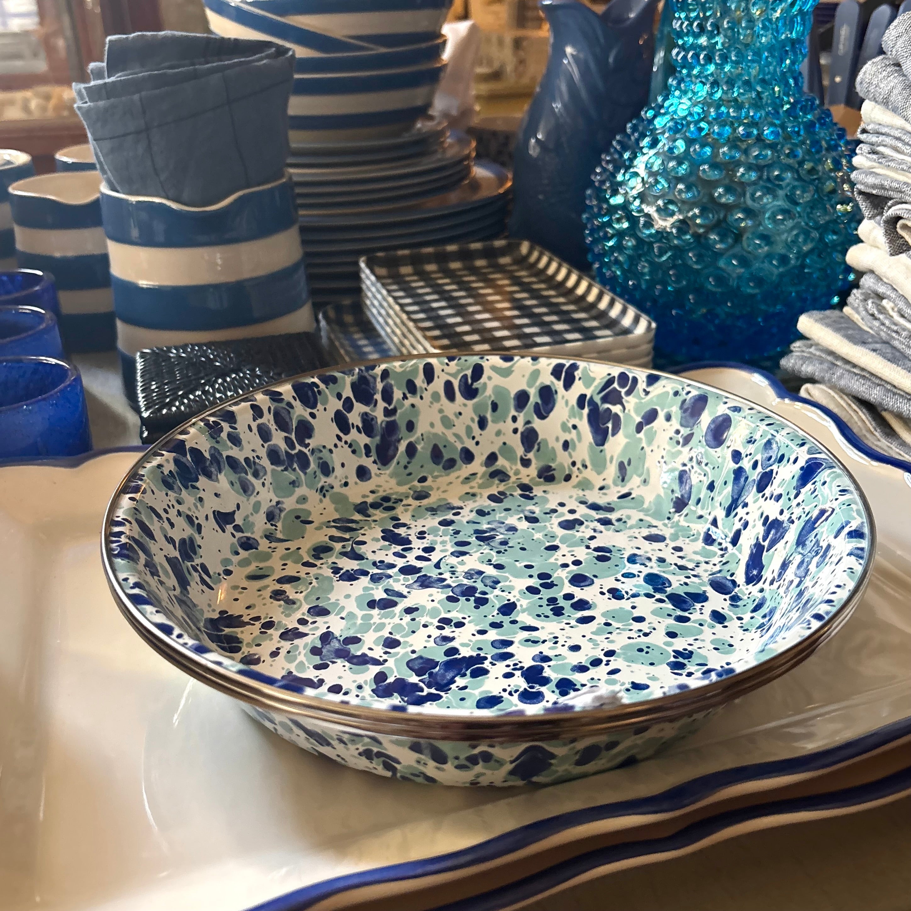 Swirl Enamel Pie Plate – Watson Kennedy